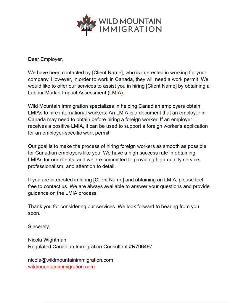 How to get a job offer in Canada from outside the country